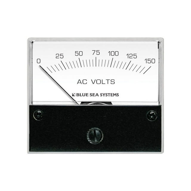 New Ac Analog Meters blue Sea Systems 9353 Voltmeter 0-150 VAC AC ...