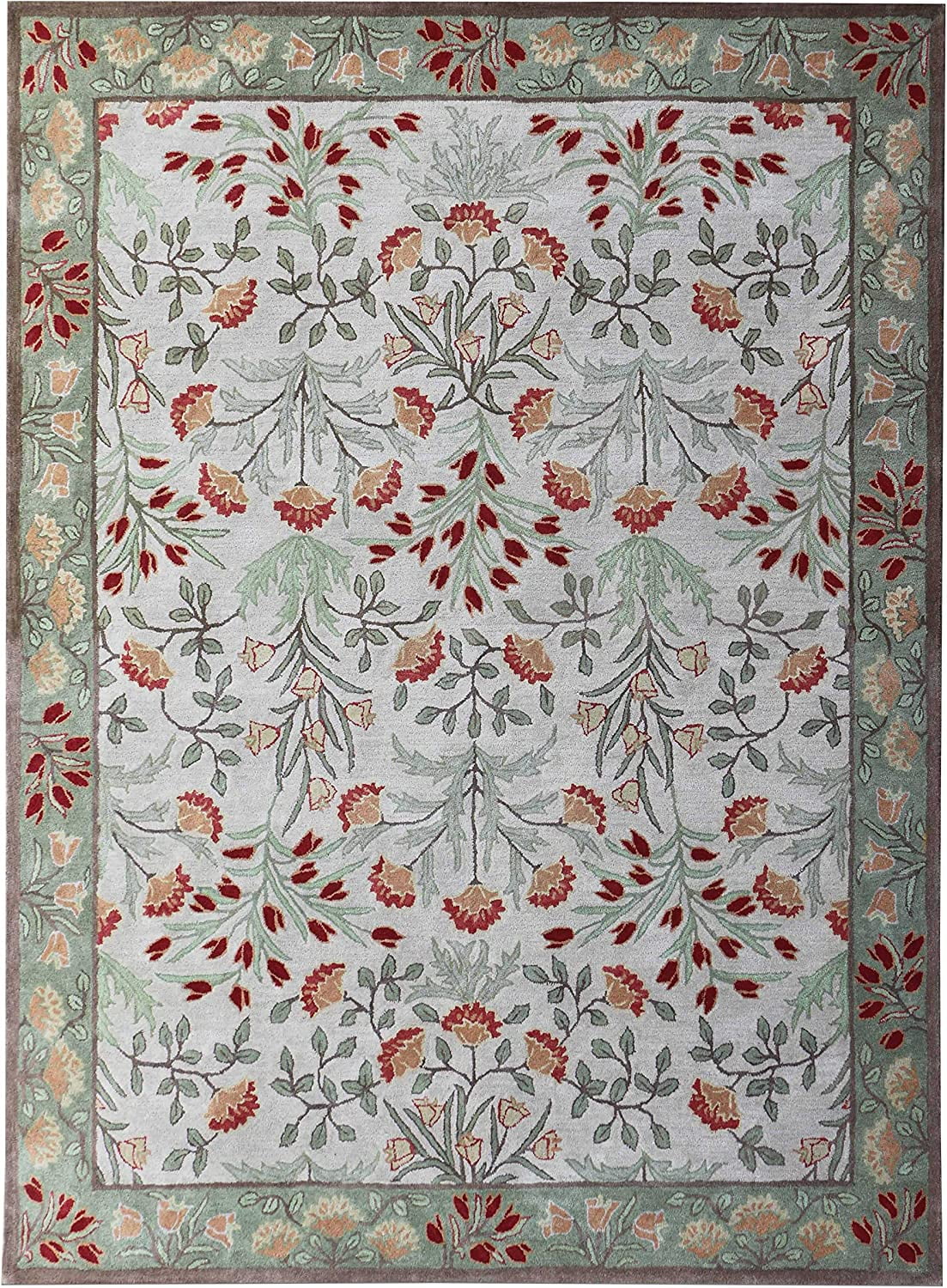 New Adeline Multi Traditional Oriental Old Style Handmade Tufted 100% ...