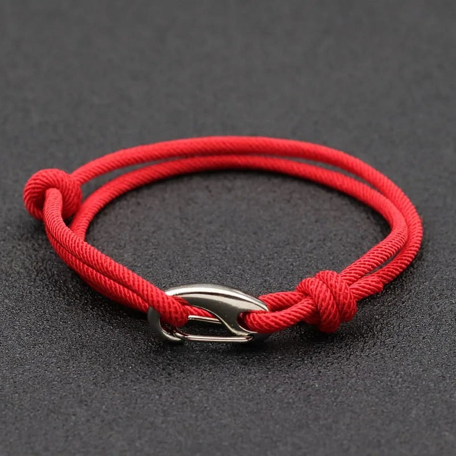 New Adjustable 3mm Thin Cord Bracelet Homme Double Layer Handmade ...