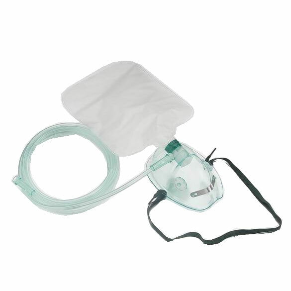 New Adult Oxygen Mask Non-Rebreather with Bag and 7 foot Tubing ...
