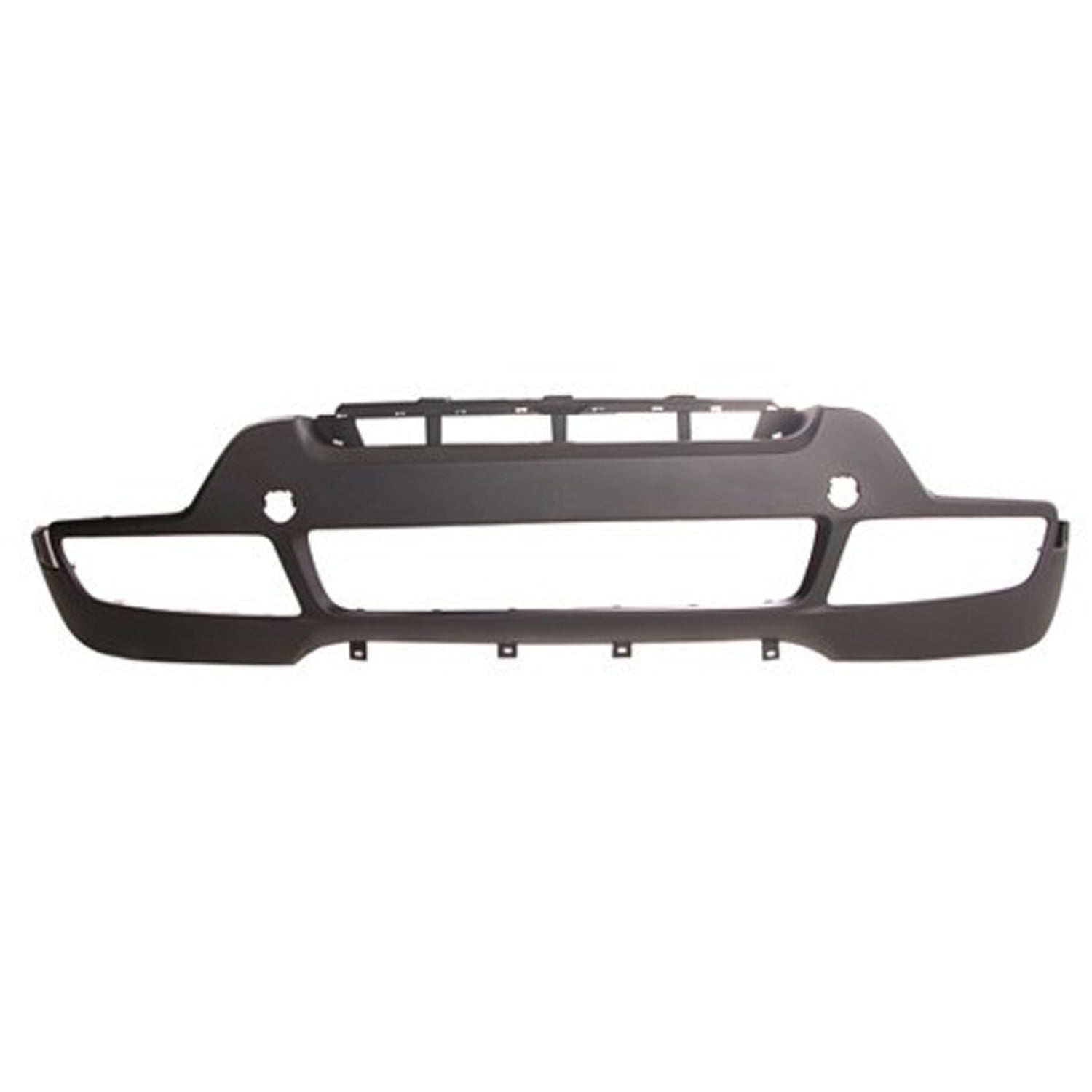 New Aftermarket Black Front Bumper Cover Replaces 51117172356 Without M ...