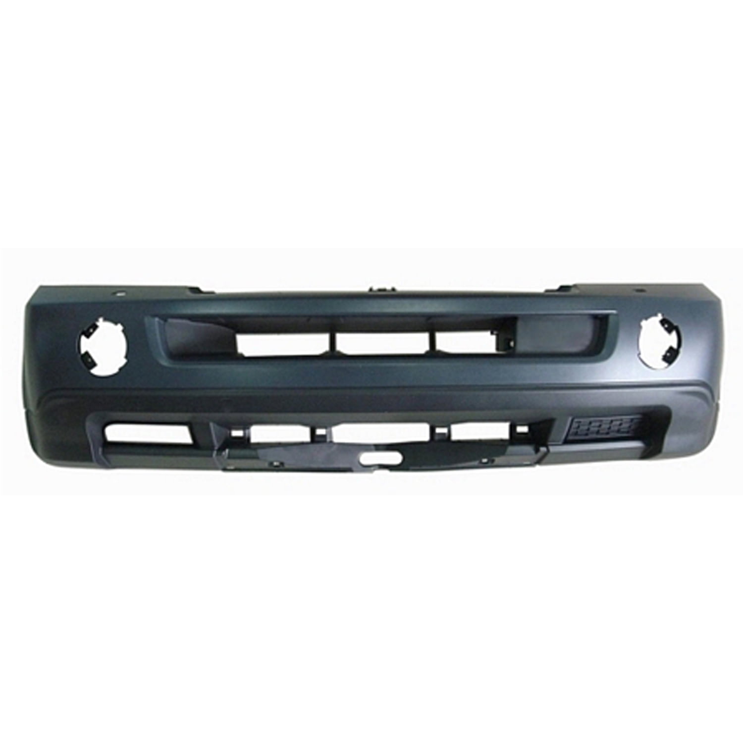 New Aftermarket Black Front Bumper Cover Replaces DPB500461LML Smooth ...