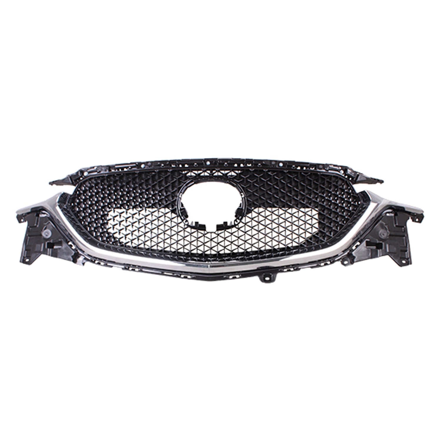 New Aftermarket Black Front Grille K26250710A One Piece fits 2019-2021 ...