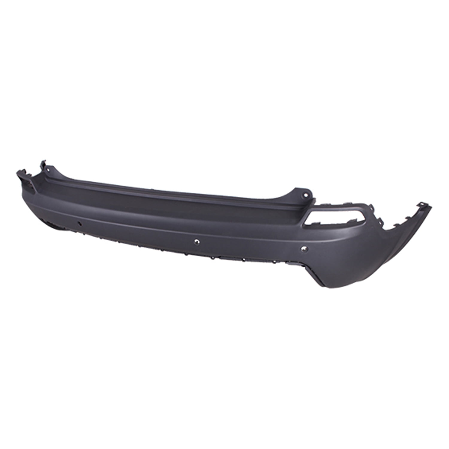 New Aftermarket Black Rear Bumper Cover Replaces 68407956AB Excludes ...