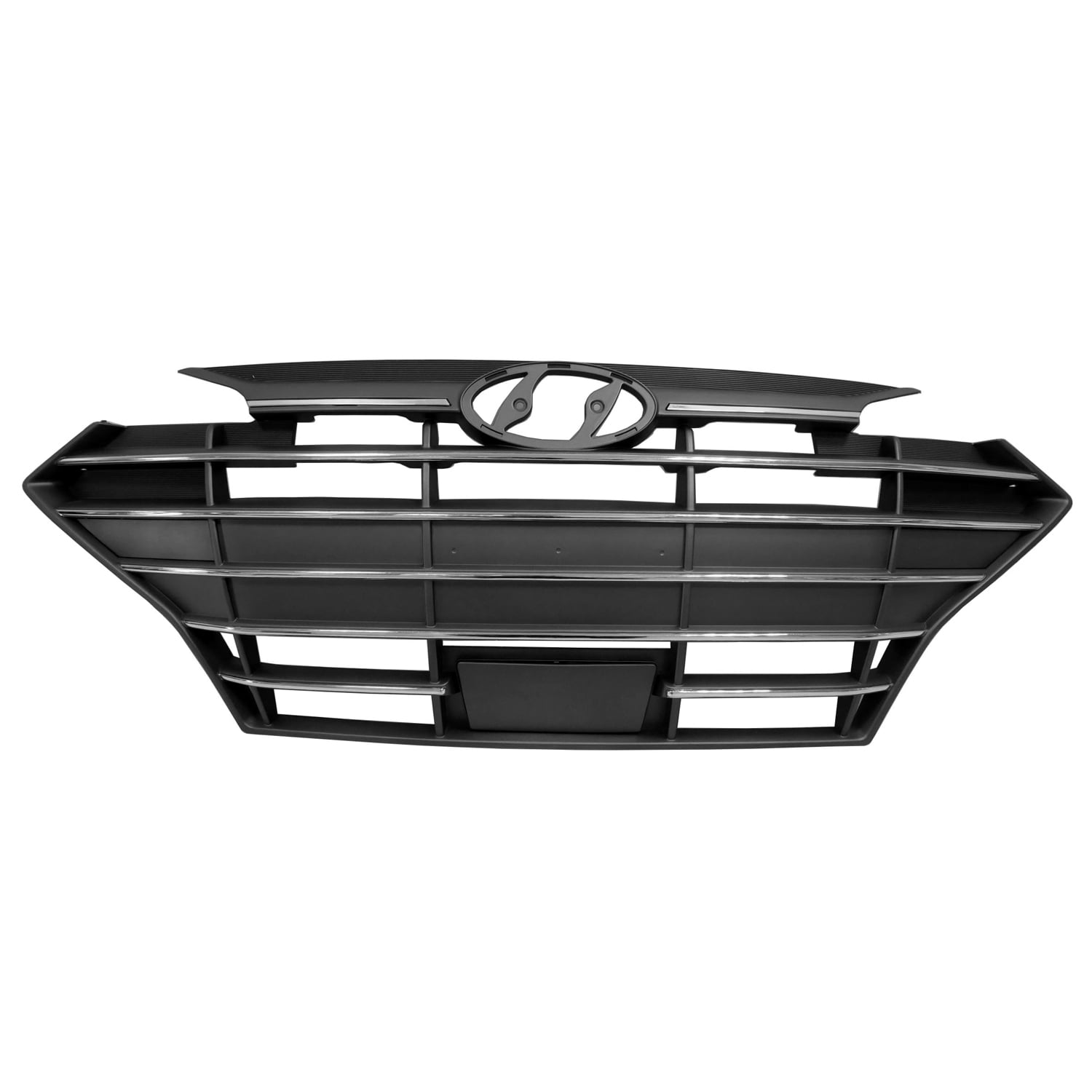 New Aftermarket Black W/Chrome Bars Front Grille 86350F2BC0 One Piece ...
