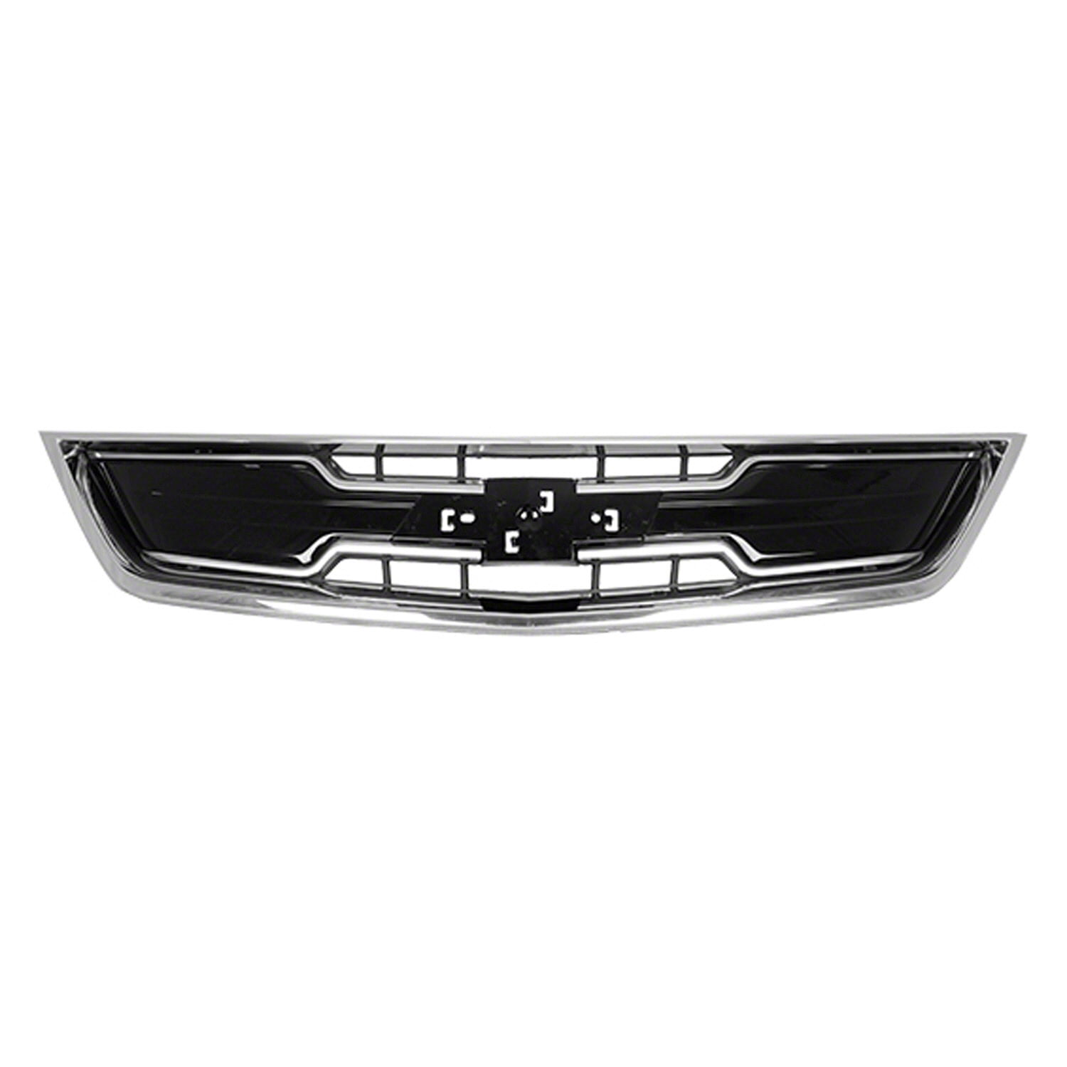 New Aftermarket Black W/ Chrome Molding Front Grille 84720392 One Piece ...