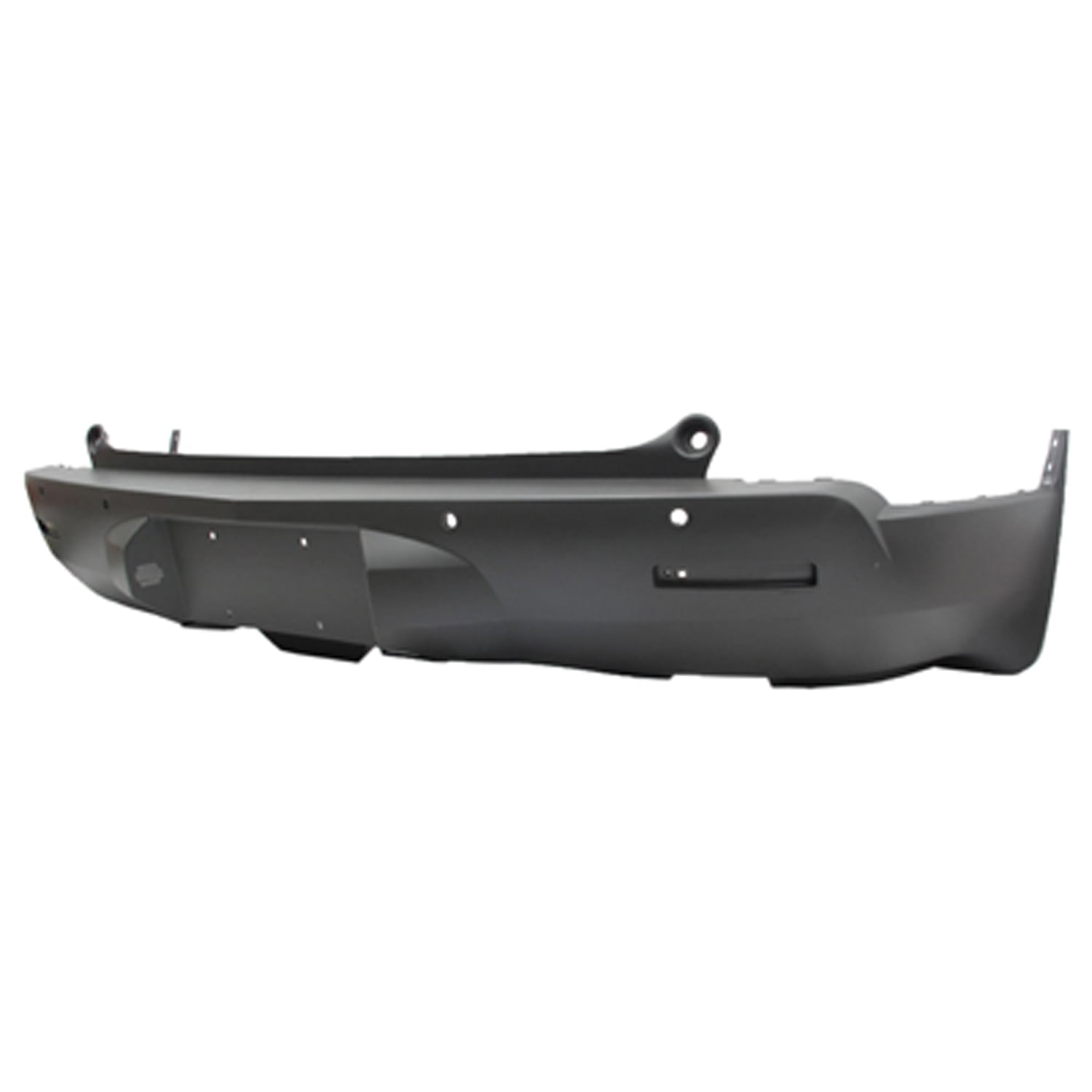 New Aftermarket CAPA Black Rear Bumper Cover Replaces 20969813 With ...