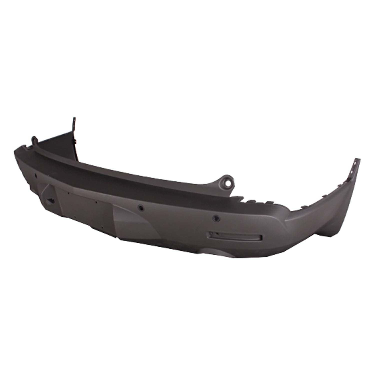 New Aftermarket CAPA Black Rear Bumper Cover Replaces 20969837 With ...