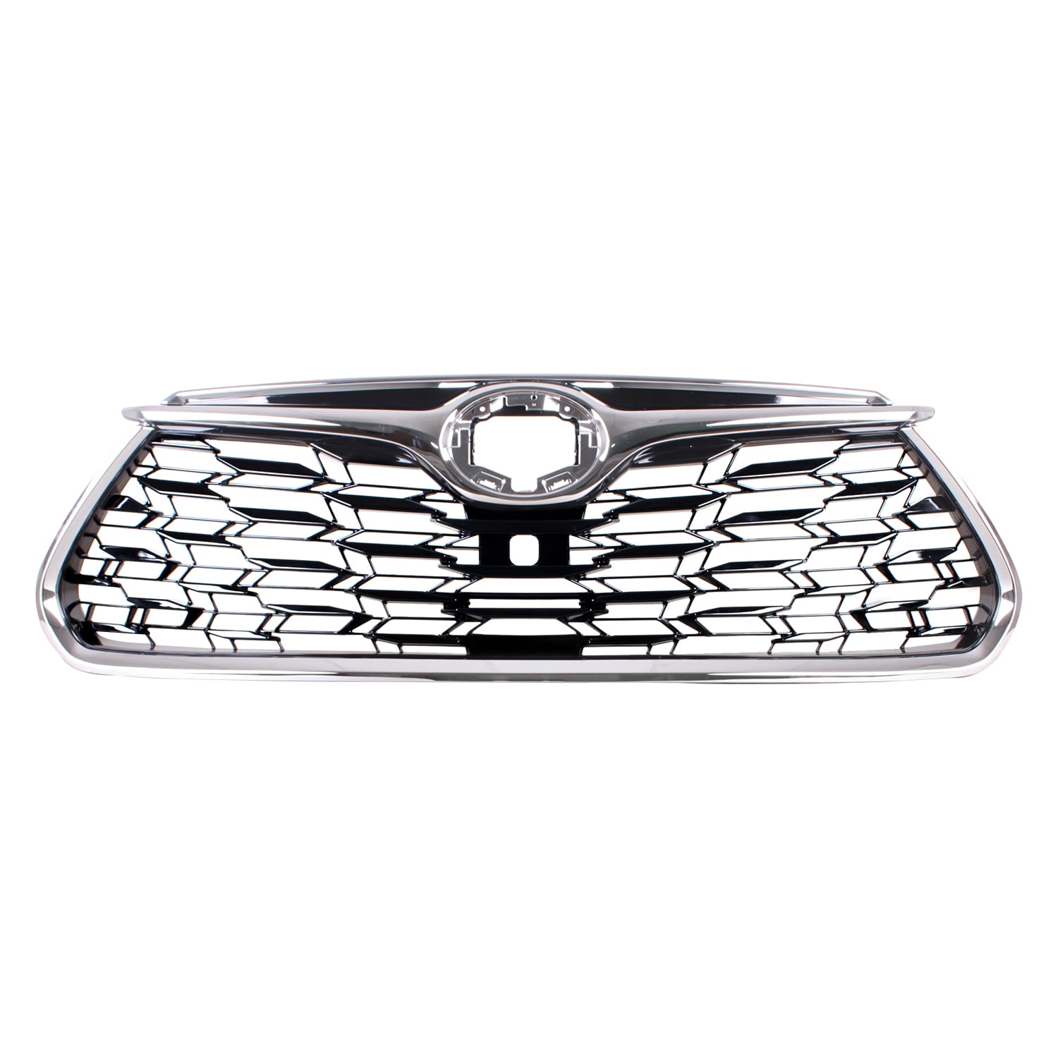 New Aftermarket CAPA Black W/Chrome Molding Front Grille 531010E330 One ...