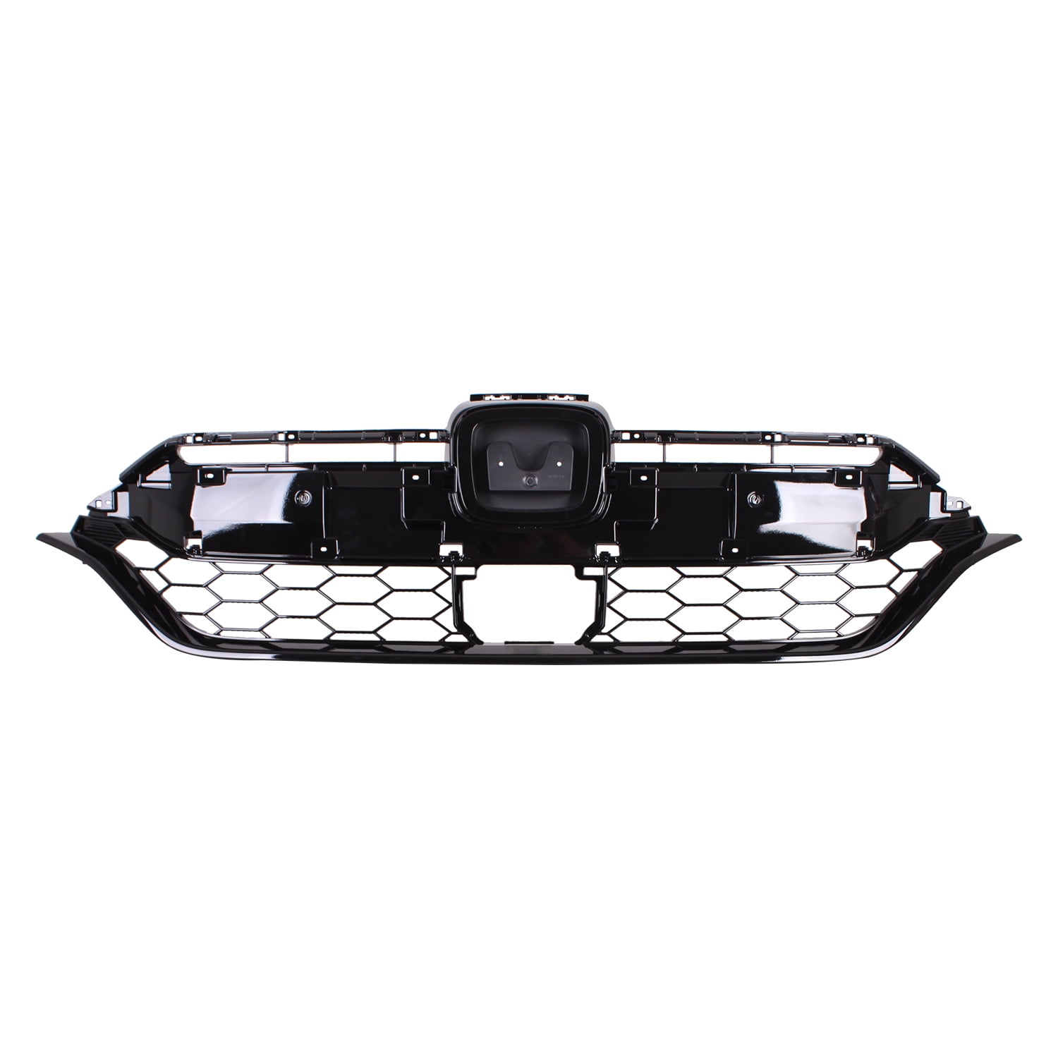 New Aftermarket CAPA Bright Black Front Grille Replaces 71121TLAA60 One ...