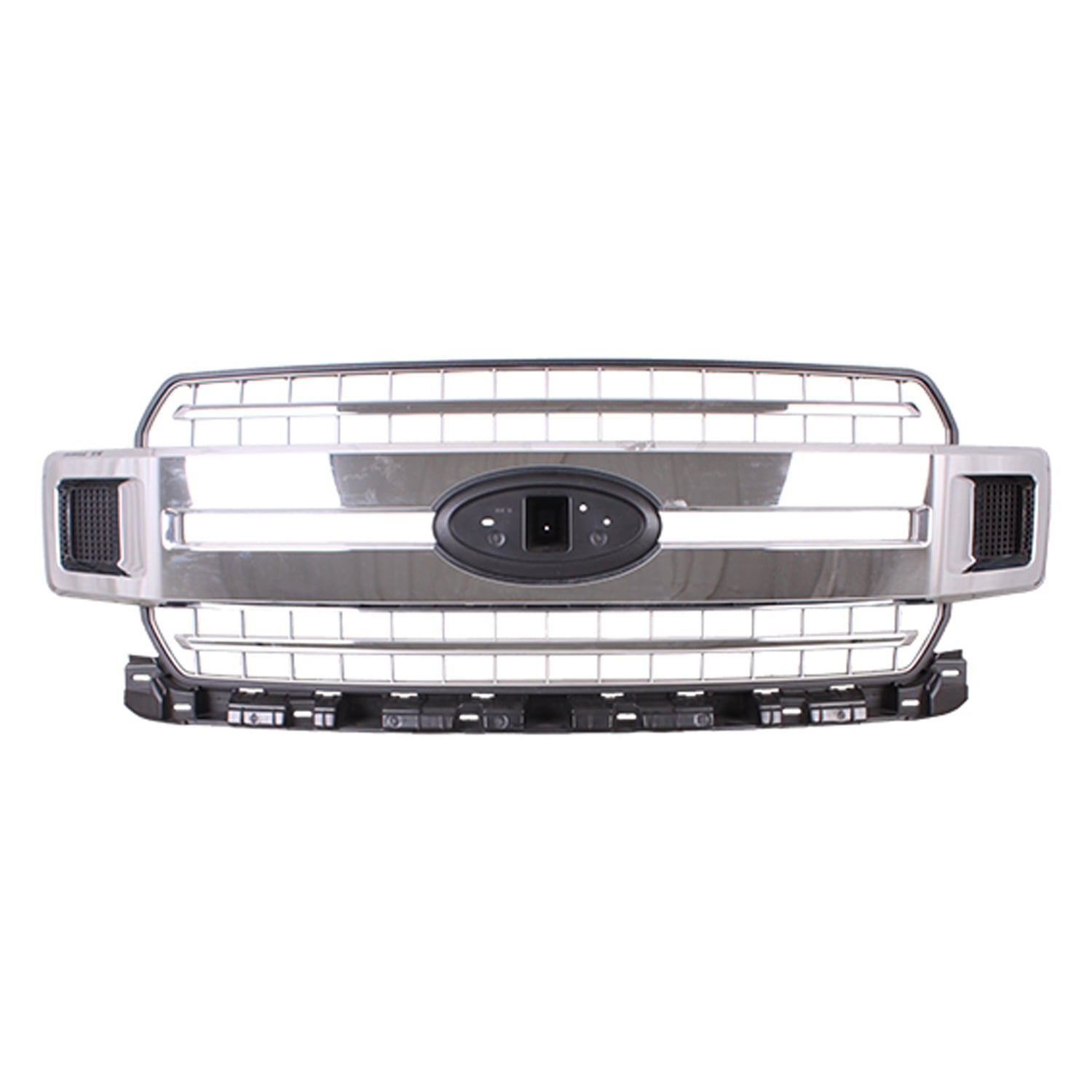 New Aftermarket CAPA Silver And Chrome Front Grille JL3Z8200EB One ...