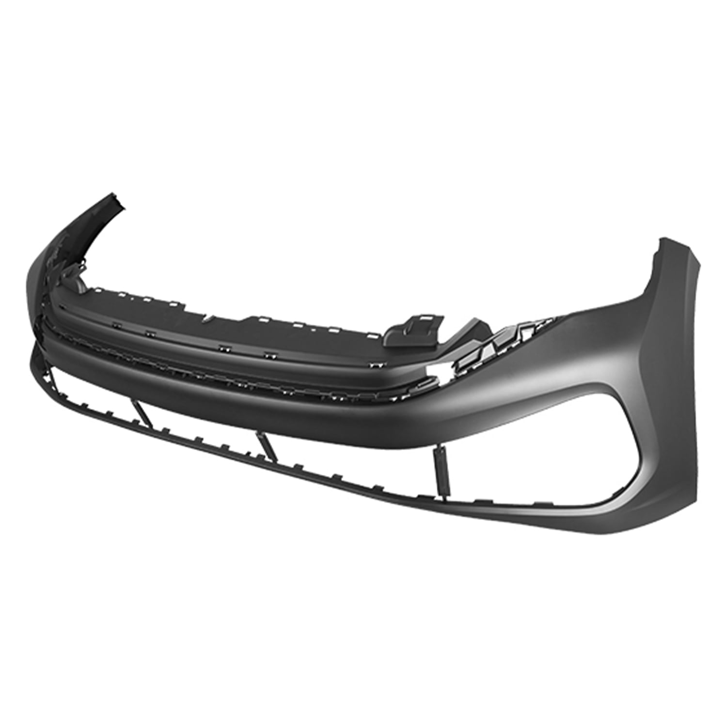New Aftermarket CAPA Unpainted Front Bumper Cover Replaces ...