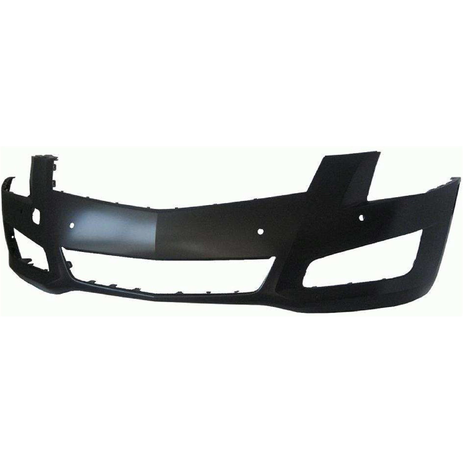 New Aftermarket CAPA Unpainted Front Bumper Cover Replaces 22878682 With park assist sensor fits ...