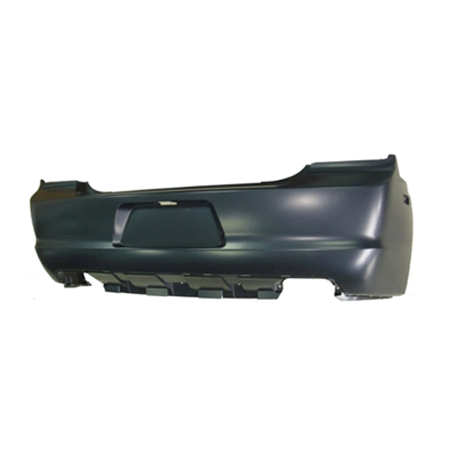 New Aftermarket CAPA Unpainted Rear Bumper Cover Replaces 68092608AB Without Park Assist fits ...