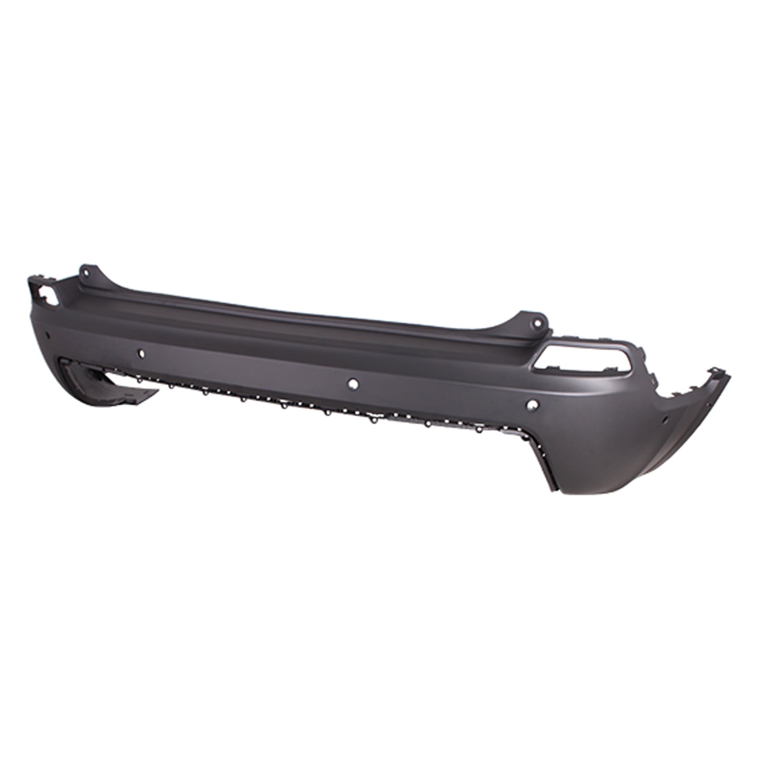 New Aftermarket CAPA Unpainted Rear Bumper Cover Replaces 68408010AB ...