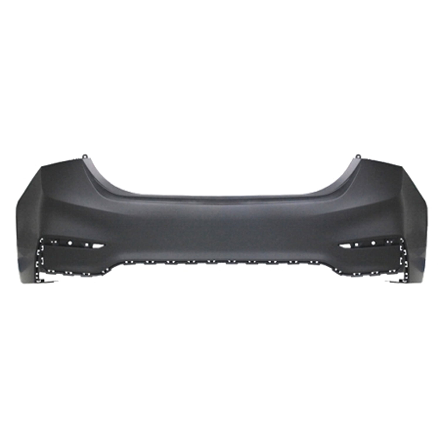 New Aftermarket CAPA Unpainted Rear Bumper Cover Replaces 86611J0000 ...