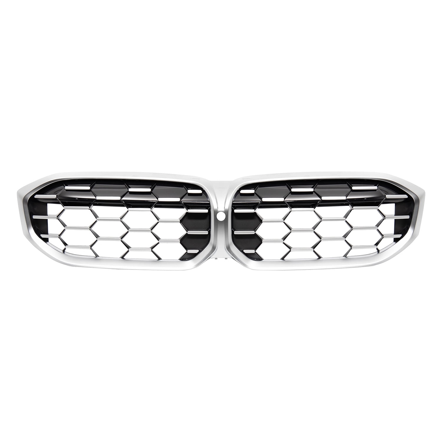 New Aftermarket Chrome / Silver Front Grille Replaces 51135A357F8 fits ...
