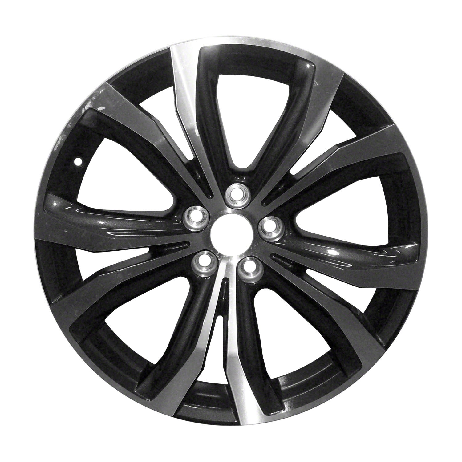 New Aftermarket Machined and Painted Dark Charcoal Aluminum Wheel 20 x ...