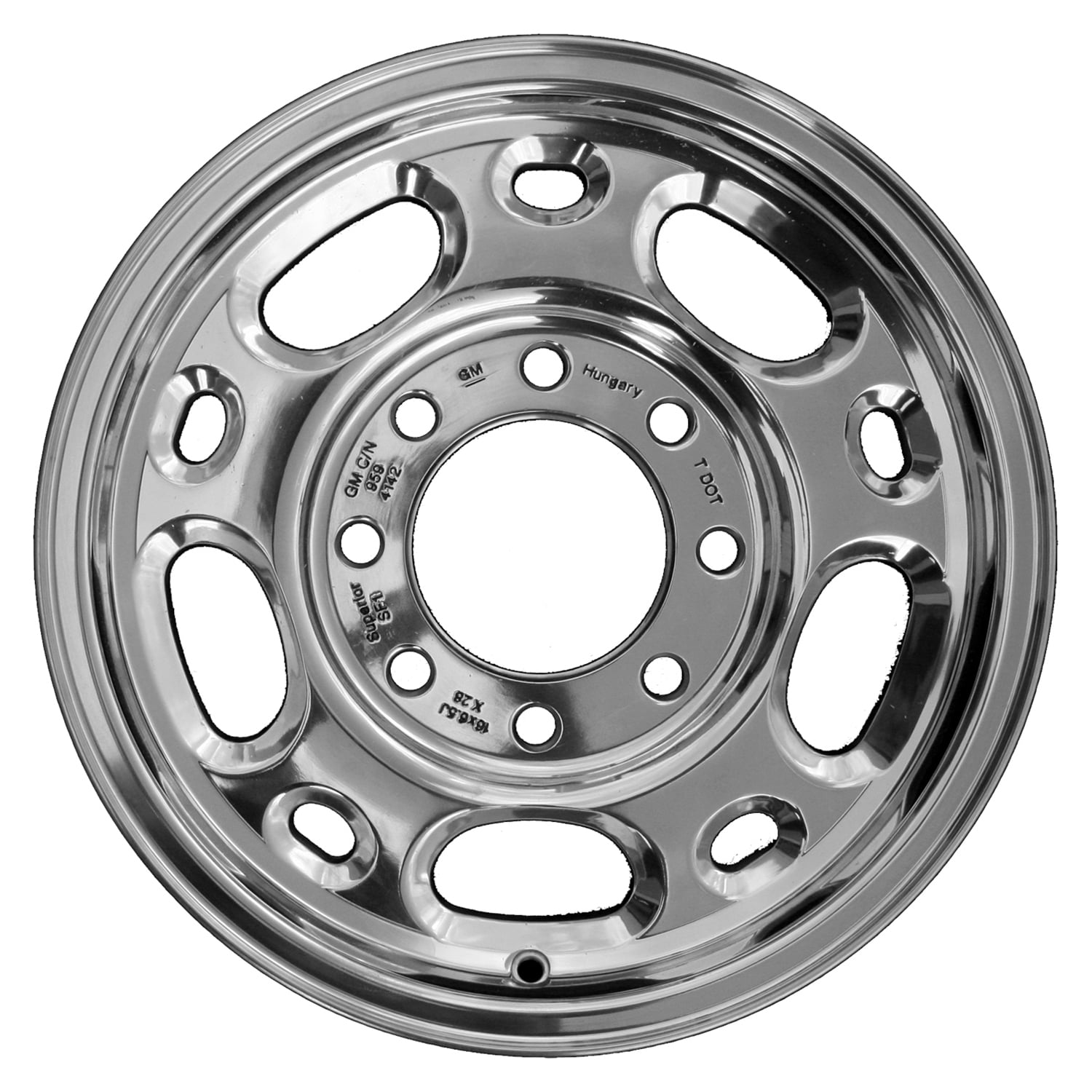 New Aftermarket Metallic Polished Aluminum Wheel 16 x 6.5 12368964 fits ...