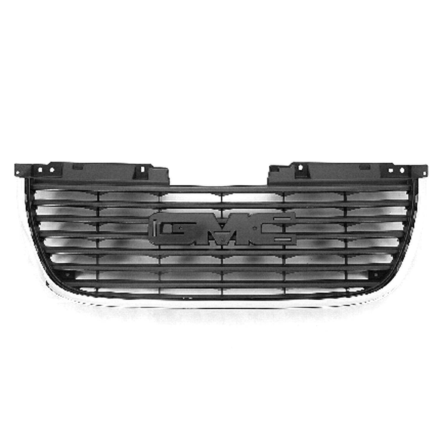 New Aftermarket NSF Black And Chrome Front Grille 22761714 One Piece ...