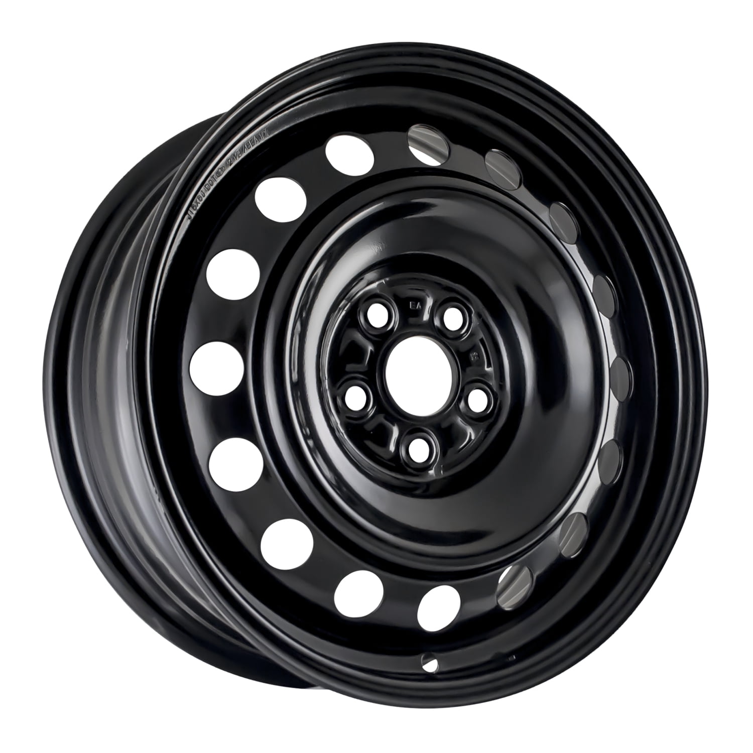 New Aftermarket Painted Black Steel Wheel 15 x 6.5 4261106160 16 Hole ...