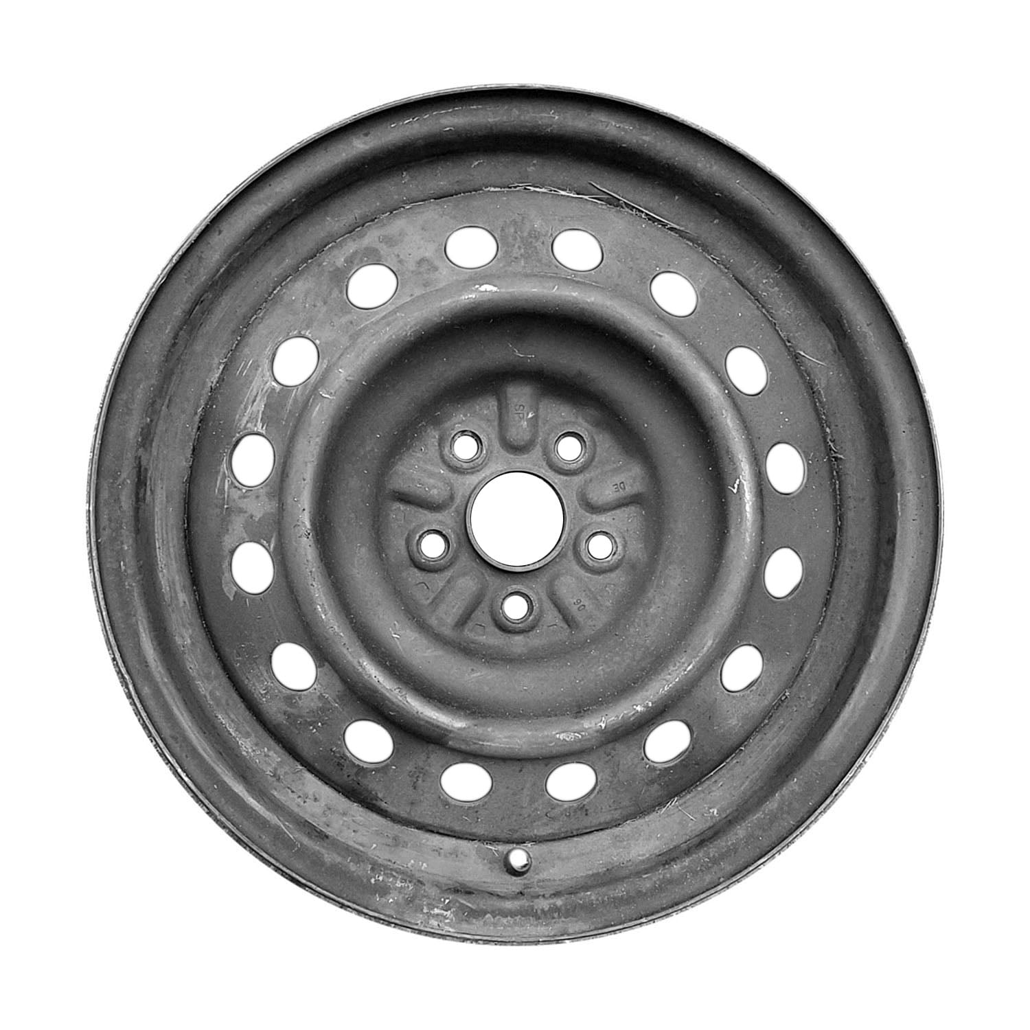New Aftermarket Painted Black Steel Wheel 16 x 6.5 4261102A00 16 Hole ...