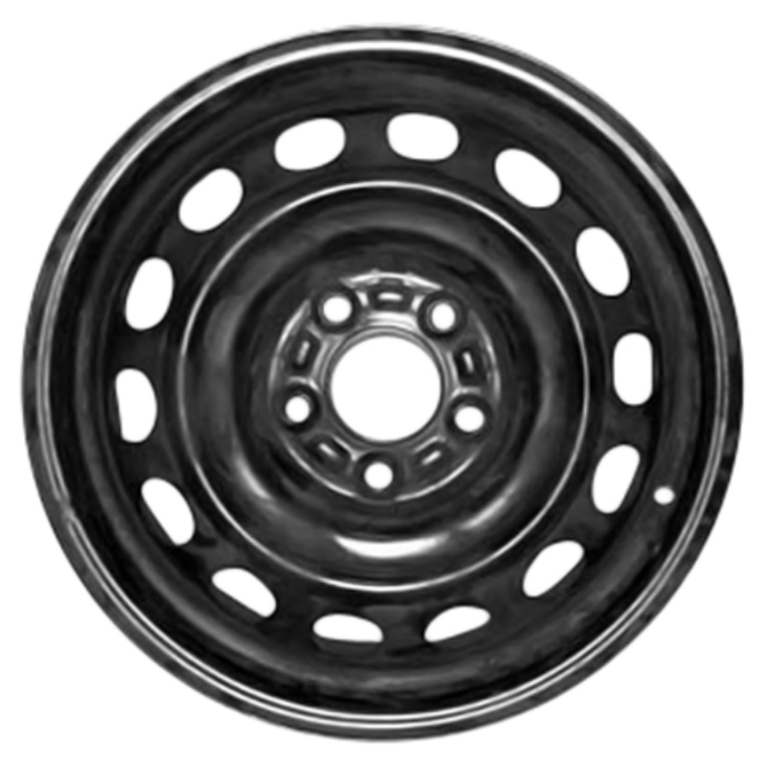 New Aftermarket Painted Black Steel Wheel 16 x 6.5 9965866560 14 Hole ...