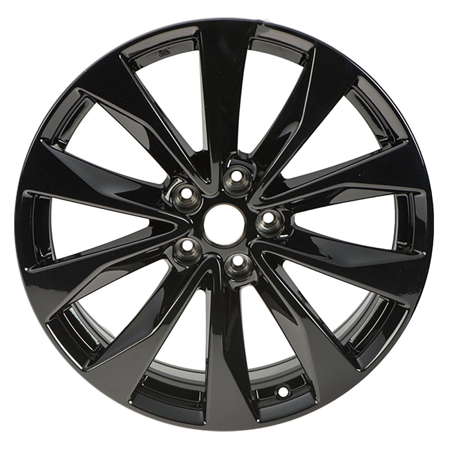 New Aftermarket Painted Gloss Black Aluminum Wheel 19 x 8.5 10 Spoke ...