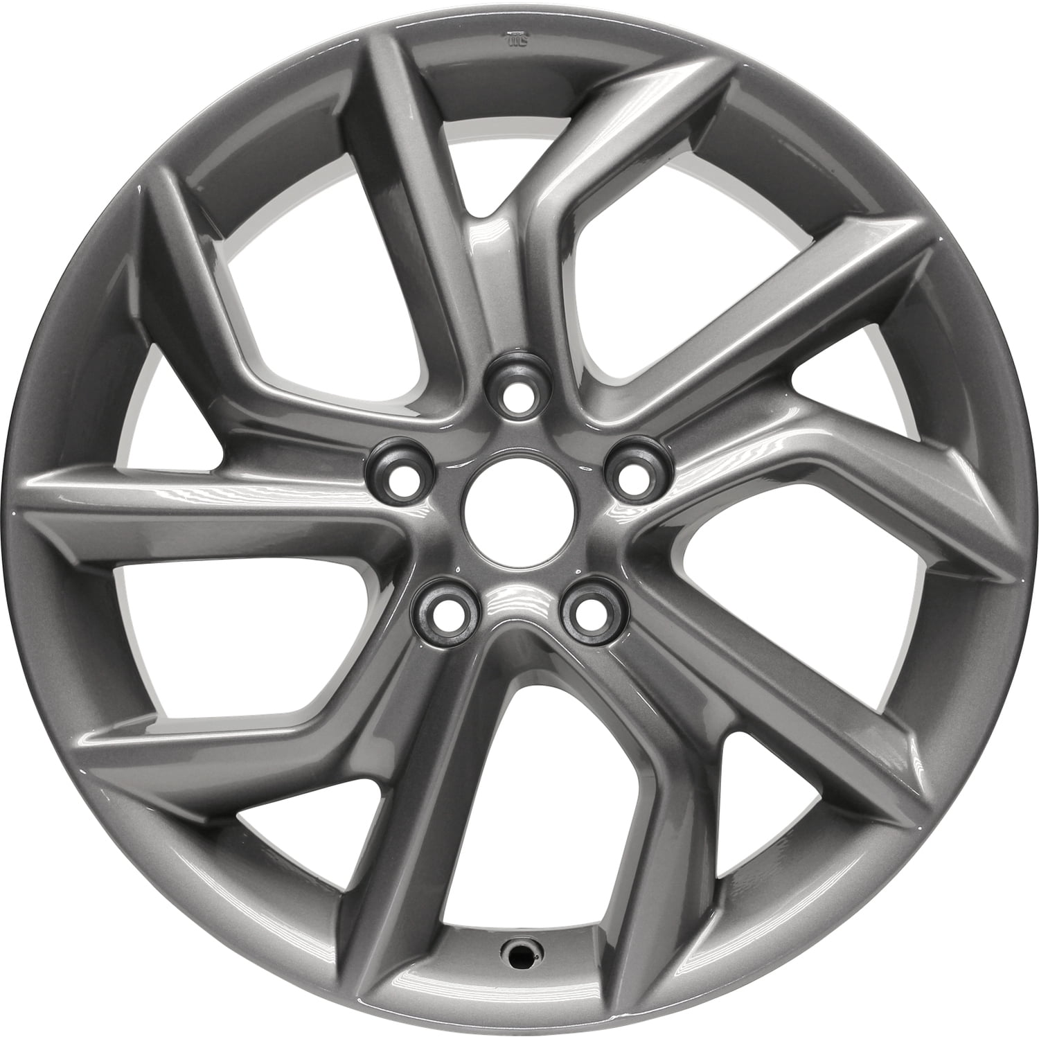 New Aftermarket Painted Medium Silver Metallic Aluminum Wheel 17 x 6.5 ...