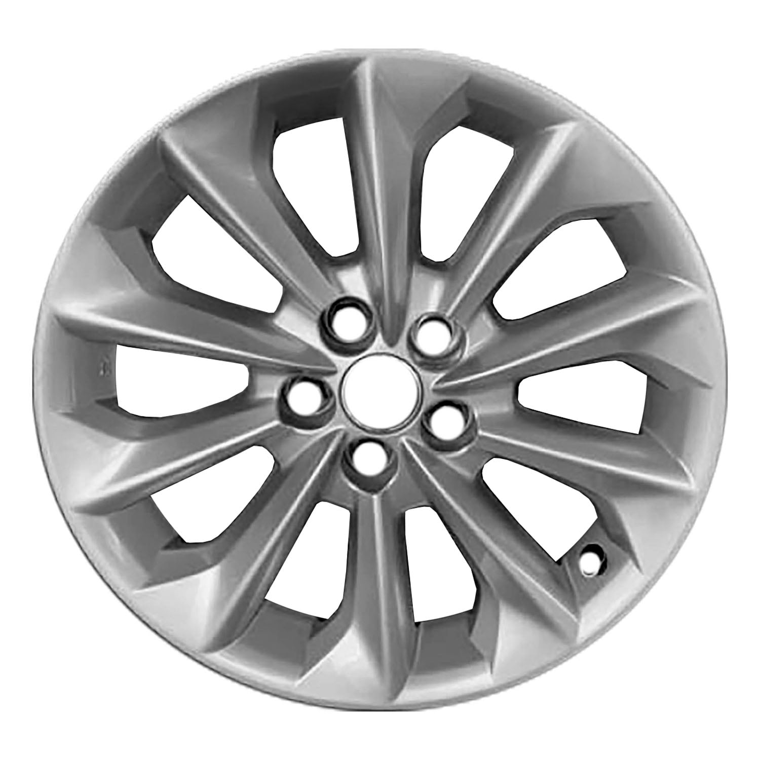 New Aftermarket Painted Sparkle Silver Aluminum Wheel 16 x 7 10 Spoke ...