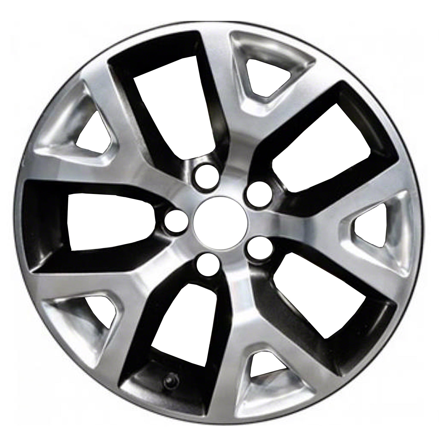 New Aftermarket Polished and Painted Deep Matte-Black Aluminum Wheel 17 ...