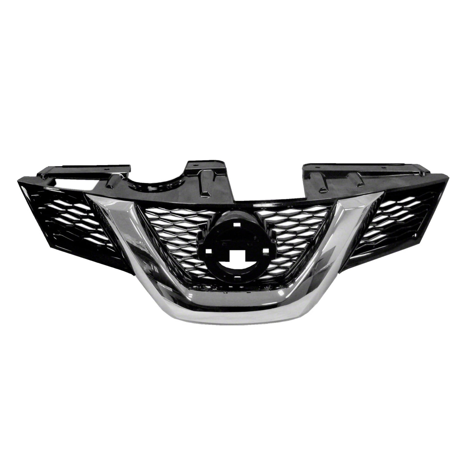 New Aftermarket Premium Fit Black / Chrome Front Grille 623104BA0B fits ...