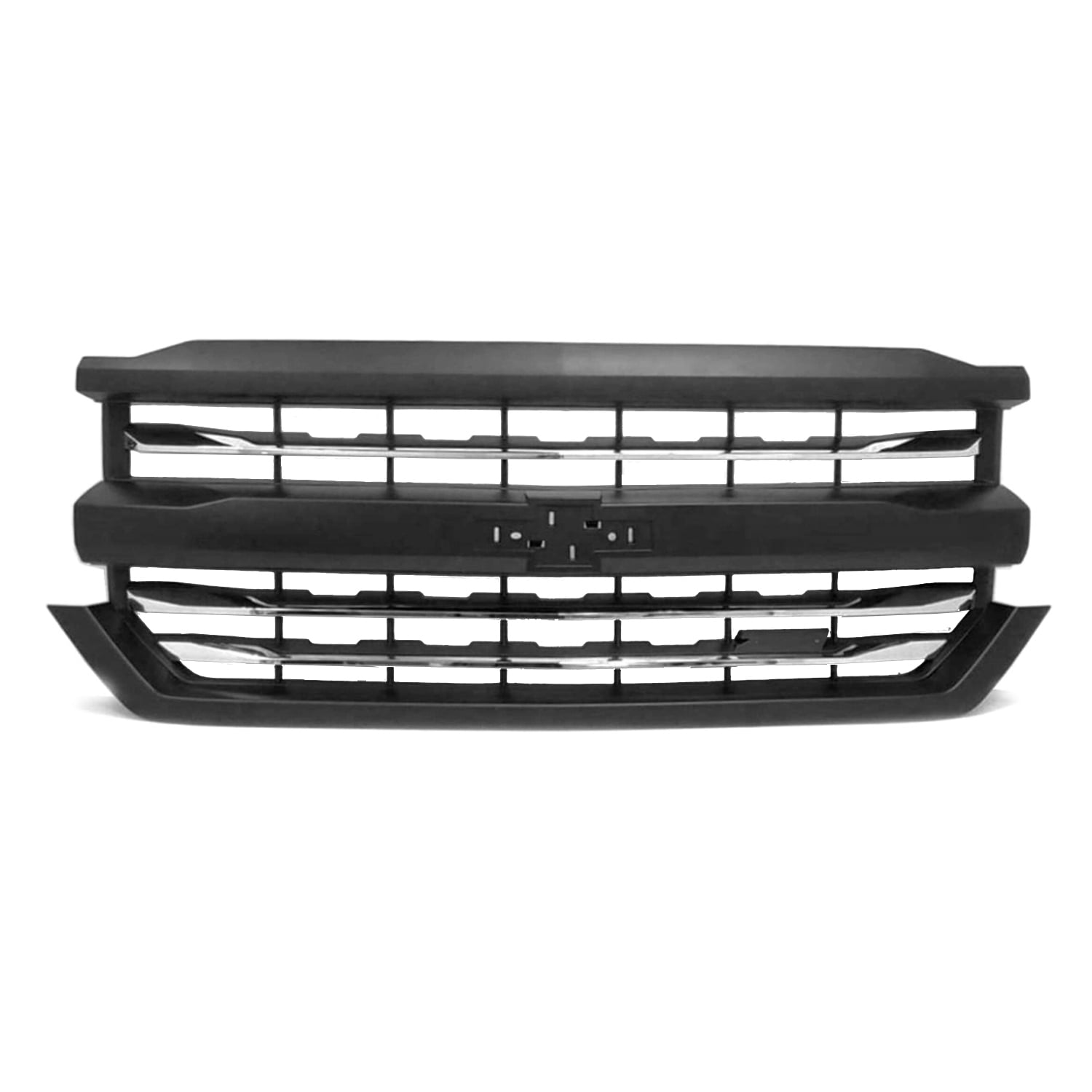 New Aftermarket Premium Fit Black / Chrome Front Grille 84056784 CAPA ...