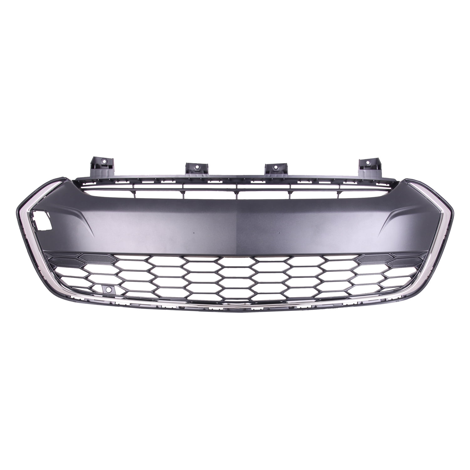 New Aftermarket Premium Fit Black / Chrome Front Lower Grille 42497011 ...