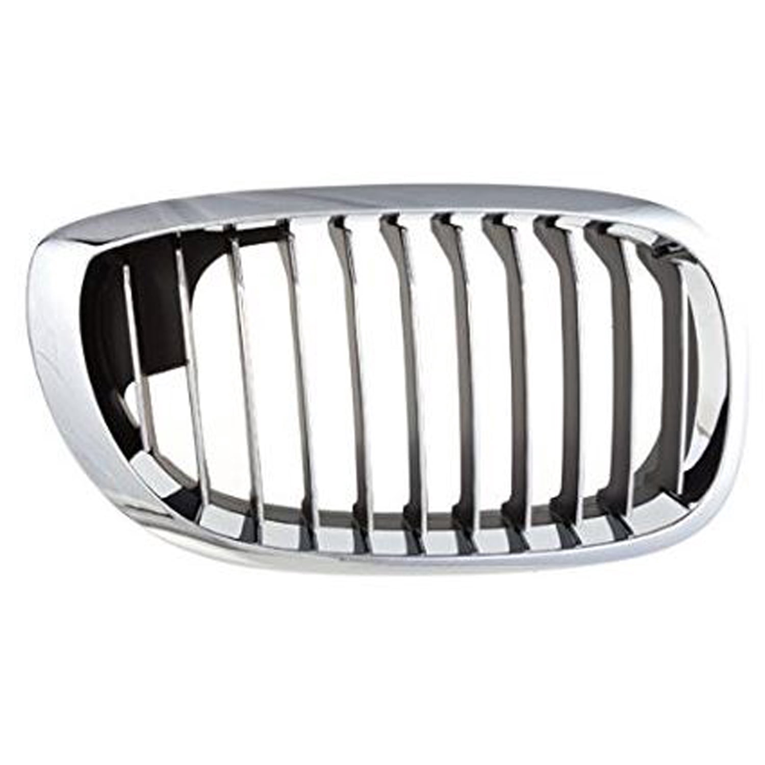 New Aftermarket Premium Fit Black / Chrome Passenger Side Grille ...