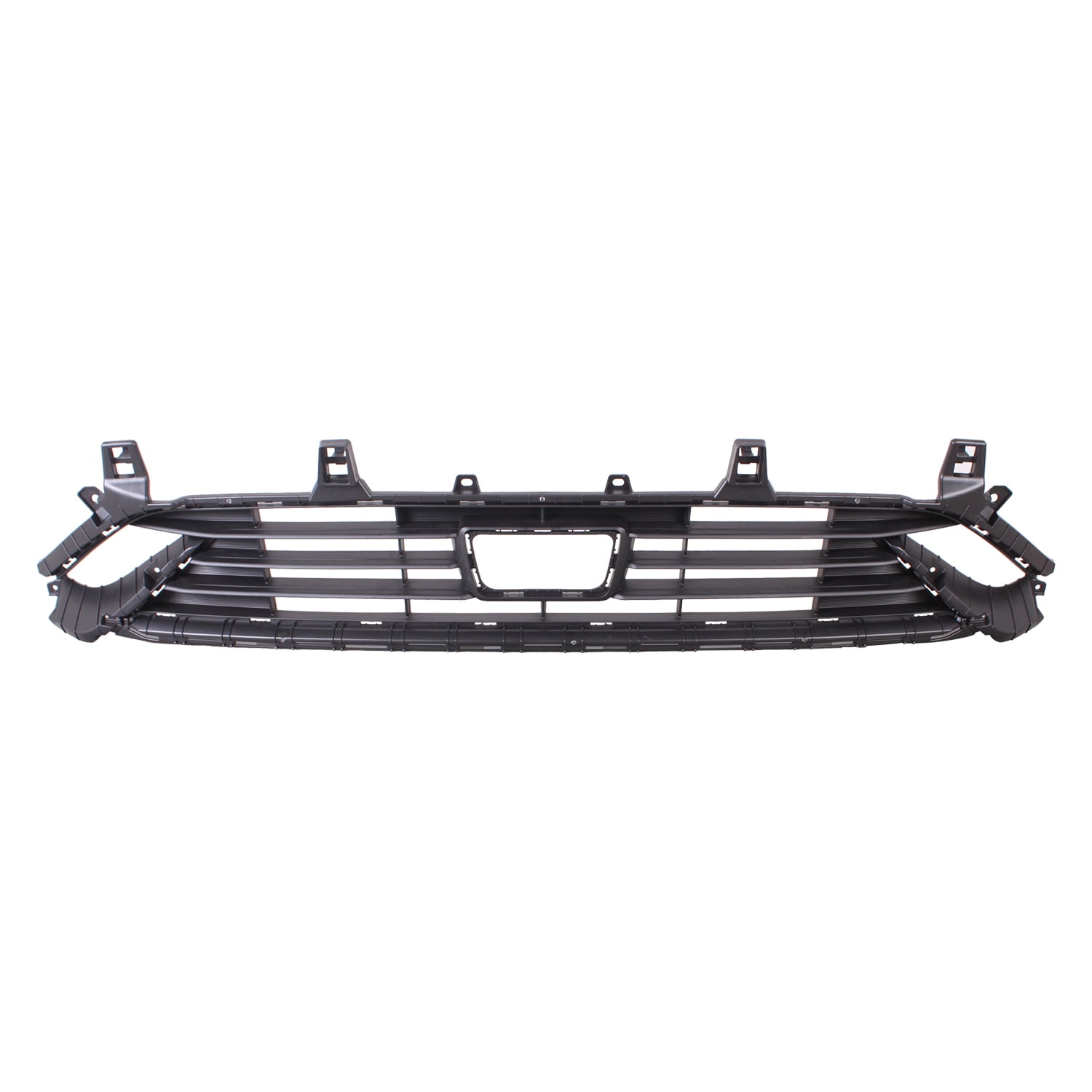 New Aftermarket Premium Fit Black Front Bumper Cover Grille Plastic ...