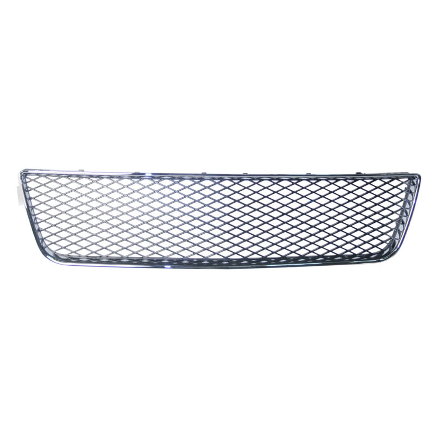 New Aftermarket Premium Fit Chrome / Black Front Bumper Cover Grille ...