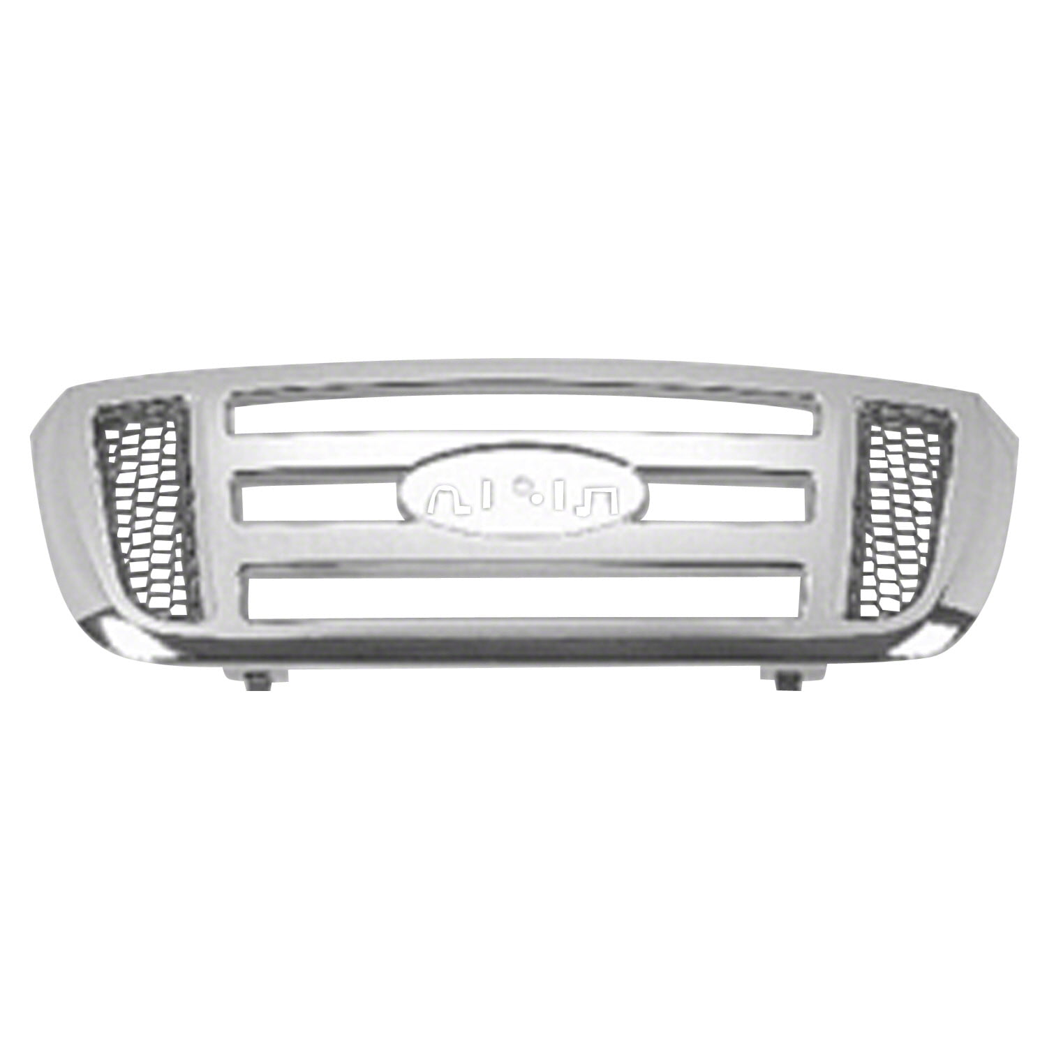 New Aftermarket Premium Fit Chrome / Black Front Grille 6L5Z8200AAA ...
