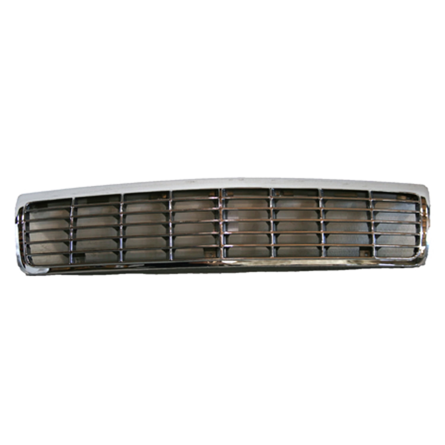 New Aftermarket Premium Fit Chrome / Silver Front Grille 10220509 fits ...