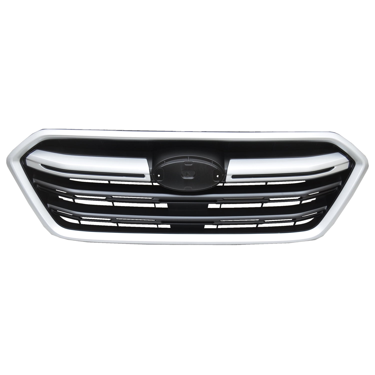 New Aftermarket Premium Fit Dark Gray / Silver Front Grille 91121AL16B ...