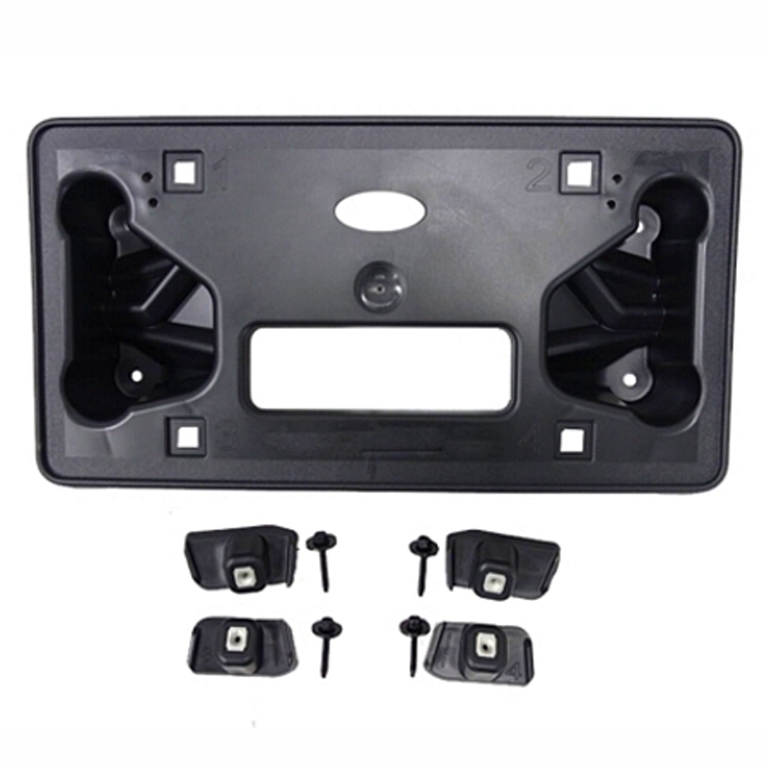 New Aftermarket Premium Fit Front License Plate Bracket Made Of Plastic ...