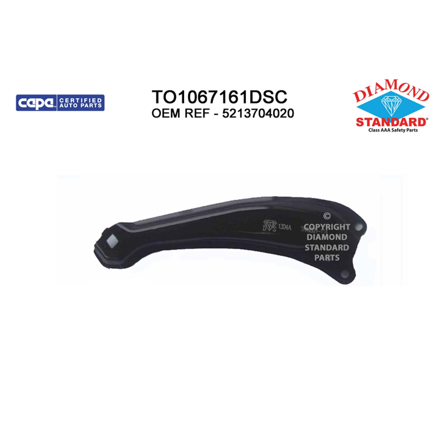 New Aftermarket CAPA Front Passenger Side Bumper Impact Bar Bracket ...
