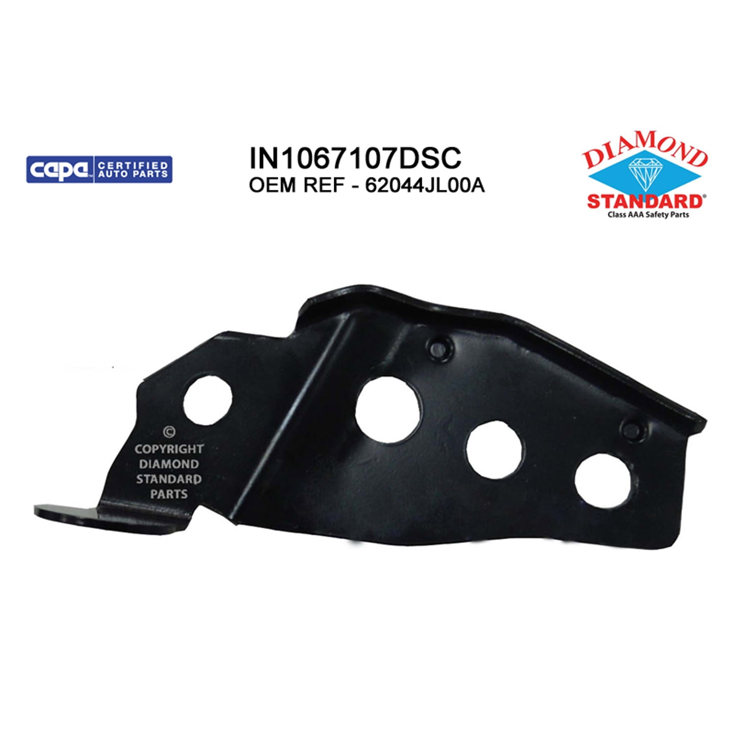 New Aftermarket Premium Fit Front Passenger Side Bumper Impact Bar ...