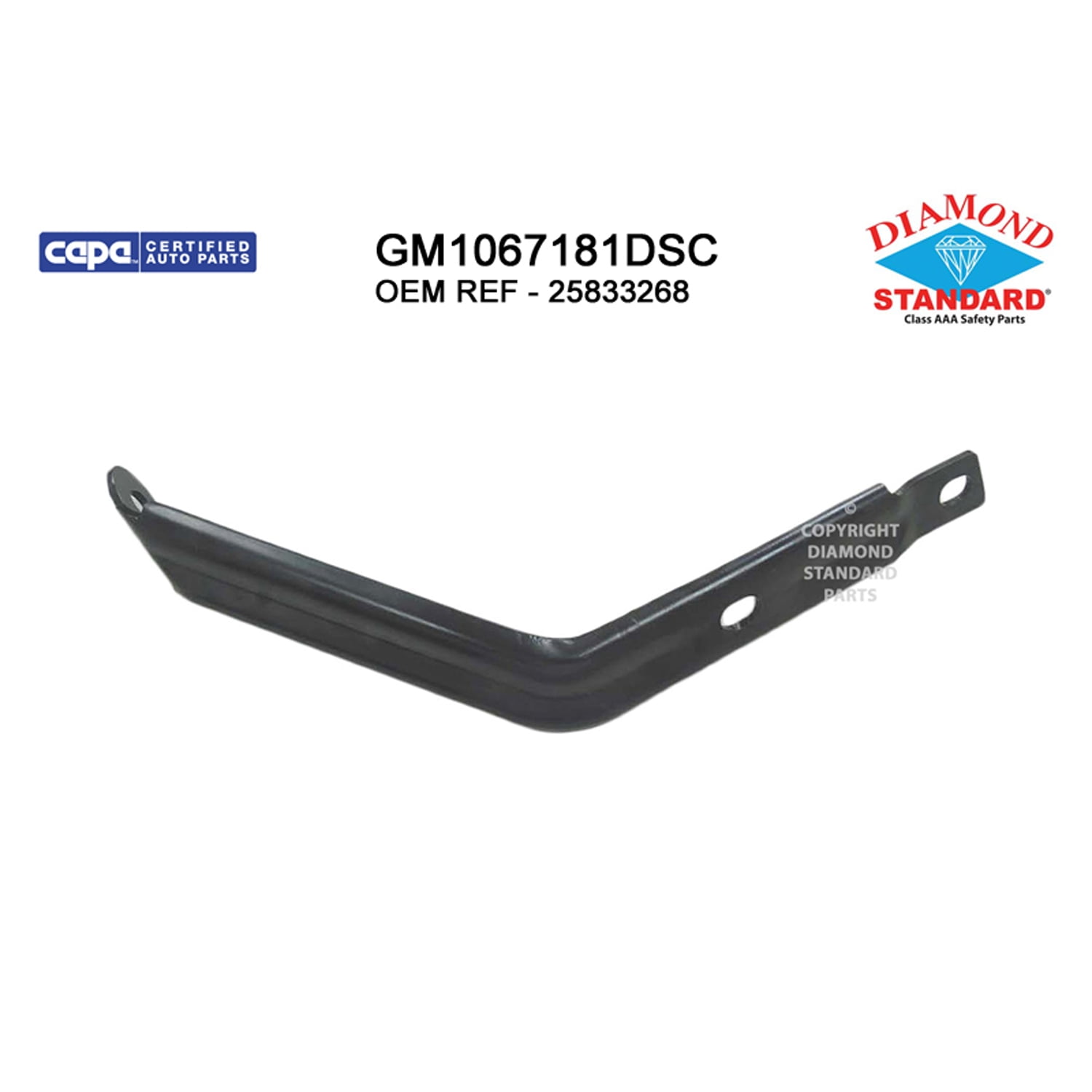 New Aftermarket Premium Fit Front Passenger Side Bumper Mounting ...