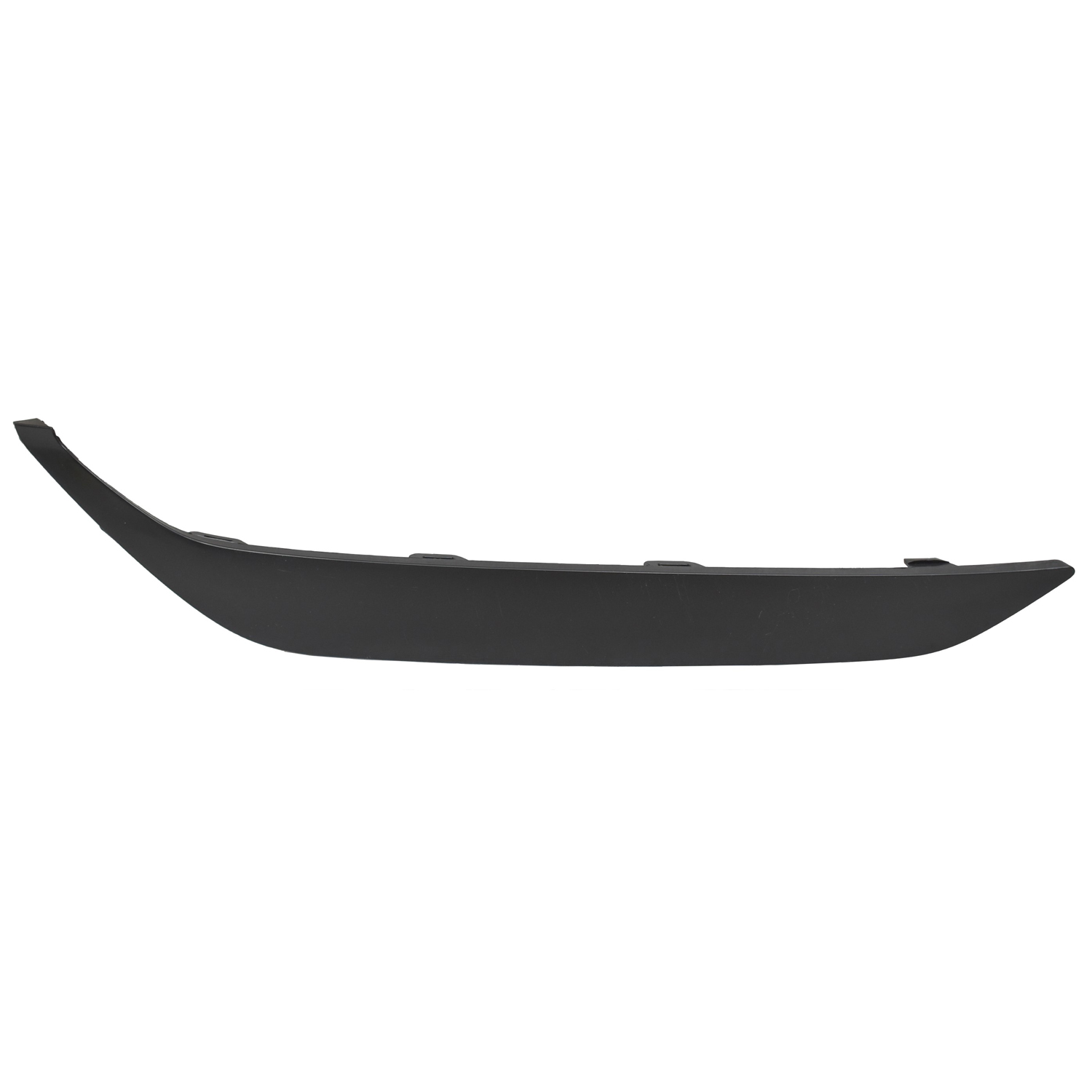 New Aftermarket Gloss Black Front Passenger Side Lower Bumper Cover ...