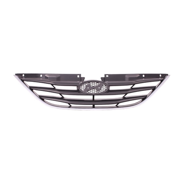 New Aftermarket Premium Fit Unpainted / Chrome Front Grille 863503S000 ...