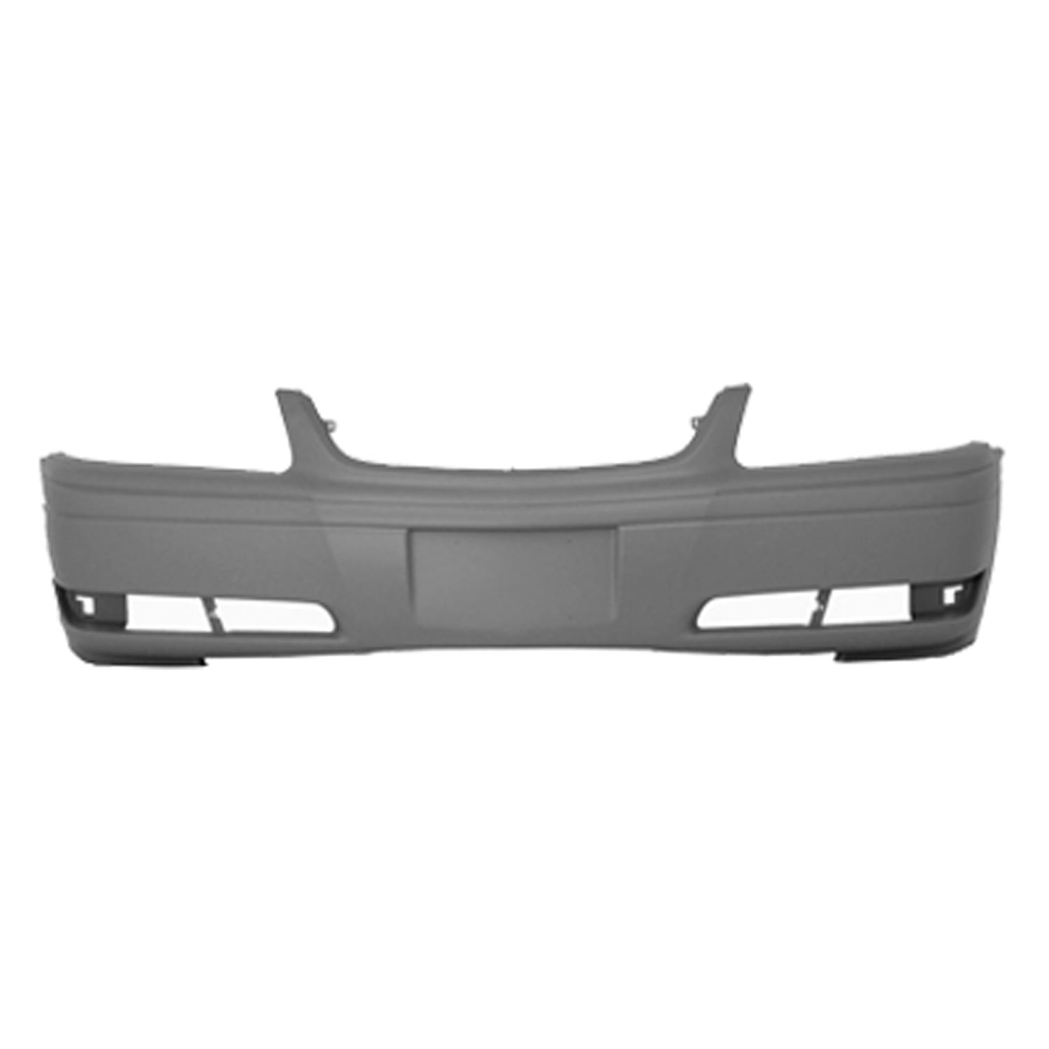 New Aftermarket Unpainted Front Bumper Cover Replaces 12335971 With Fog ...
