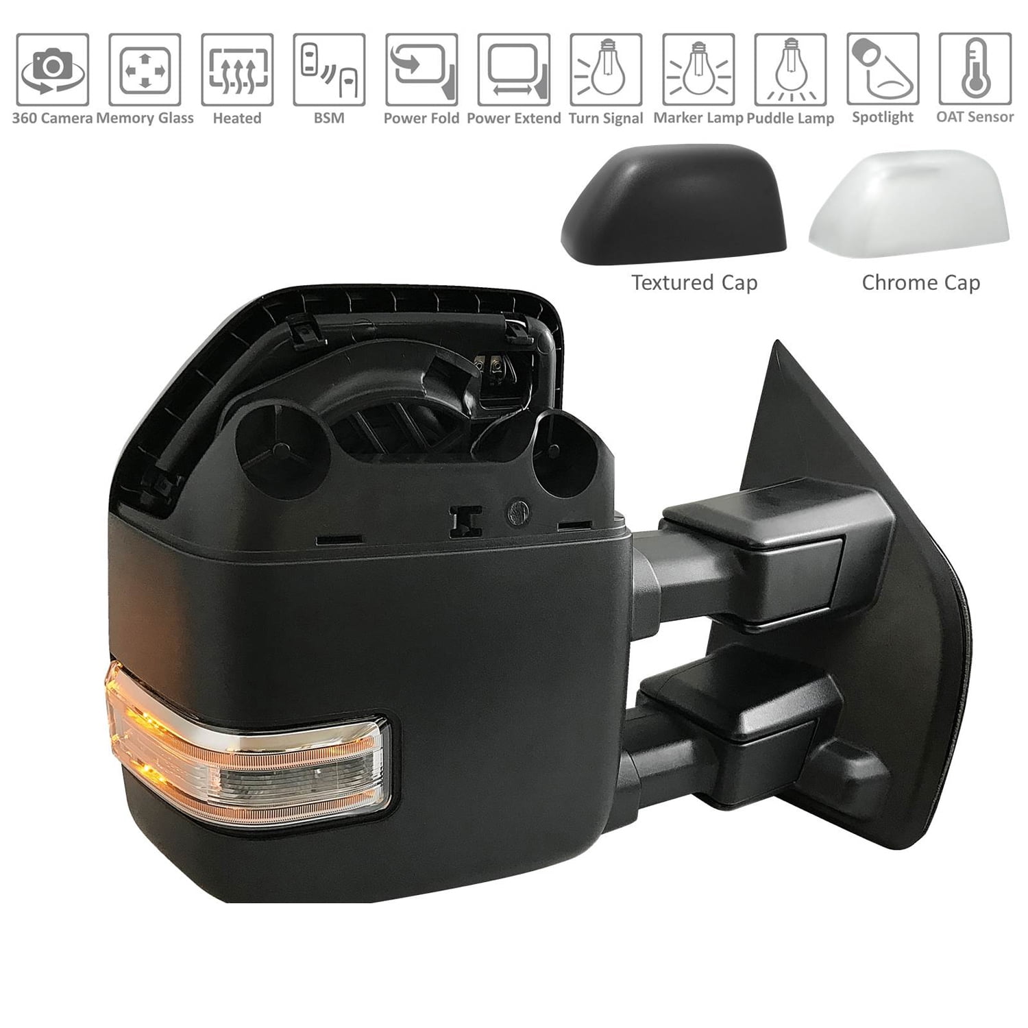 New Aftermarket Premium Power Passenger Side Door Mirror Heated ...