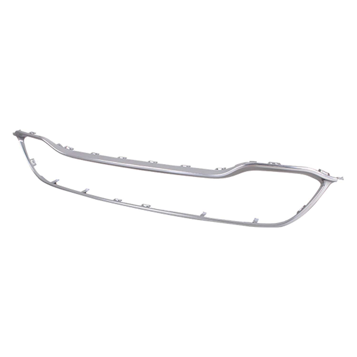 New Aftermarket Satin Chrome Outer Grille Molding CAPA fits 2021-2025 ...