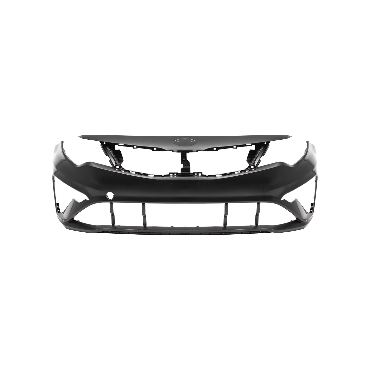 New Aftermarket Unpainted Front Bumper Cover Replaces 86511A8000 fits 2017-2019 Kia Optima ...